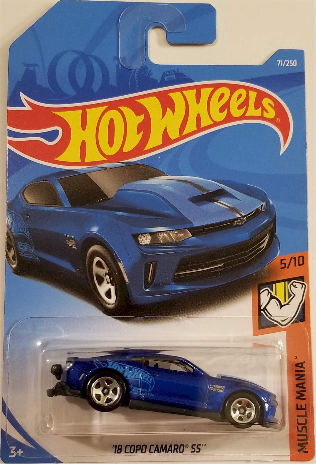 Hot Wheels Kid 2019 Muscle Mania 5/10 - '18 Copo Camaro Ss- Pack Of 1 ...