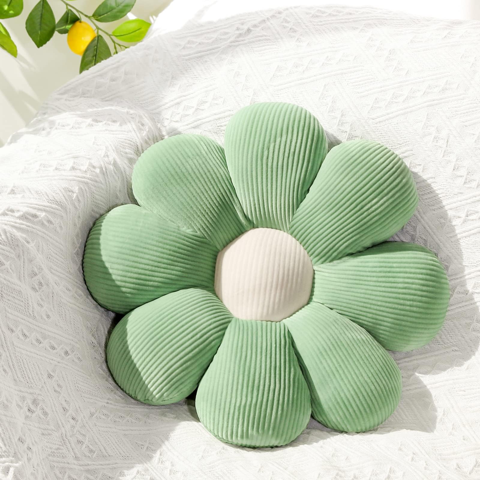 Amazon.com: Mepherl Flower Pillow,Daisy Pillow Flower Shaped Throw ...