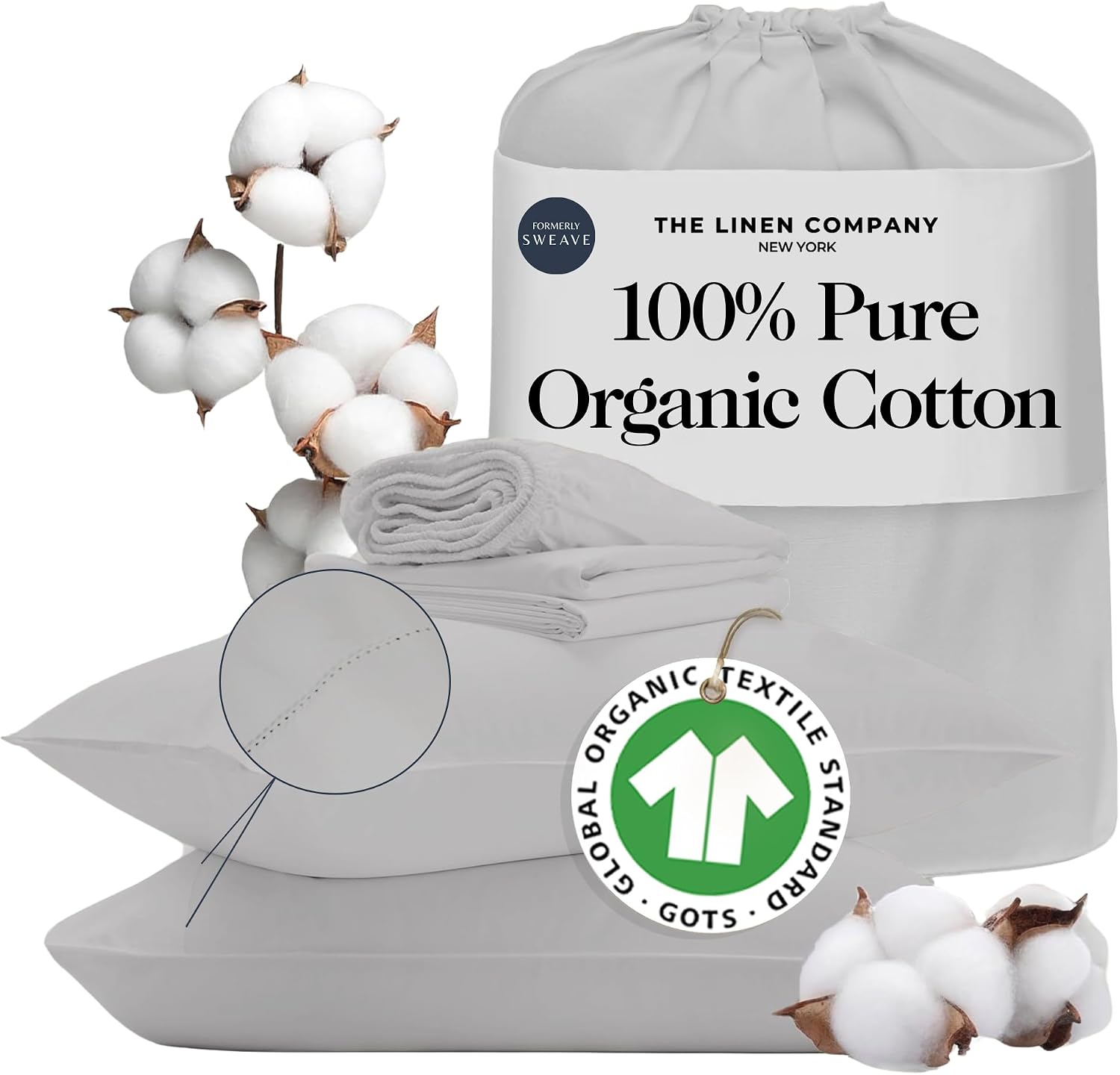 Amazon.com: Sweave Percale Sheets King-100% Pima Cotton Sheets ...