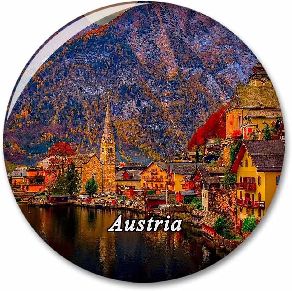 Amazon.com: Austria Hallstatt Fridge Magnet Decorative Magnet Bottle ...
