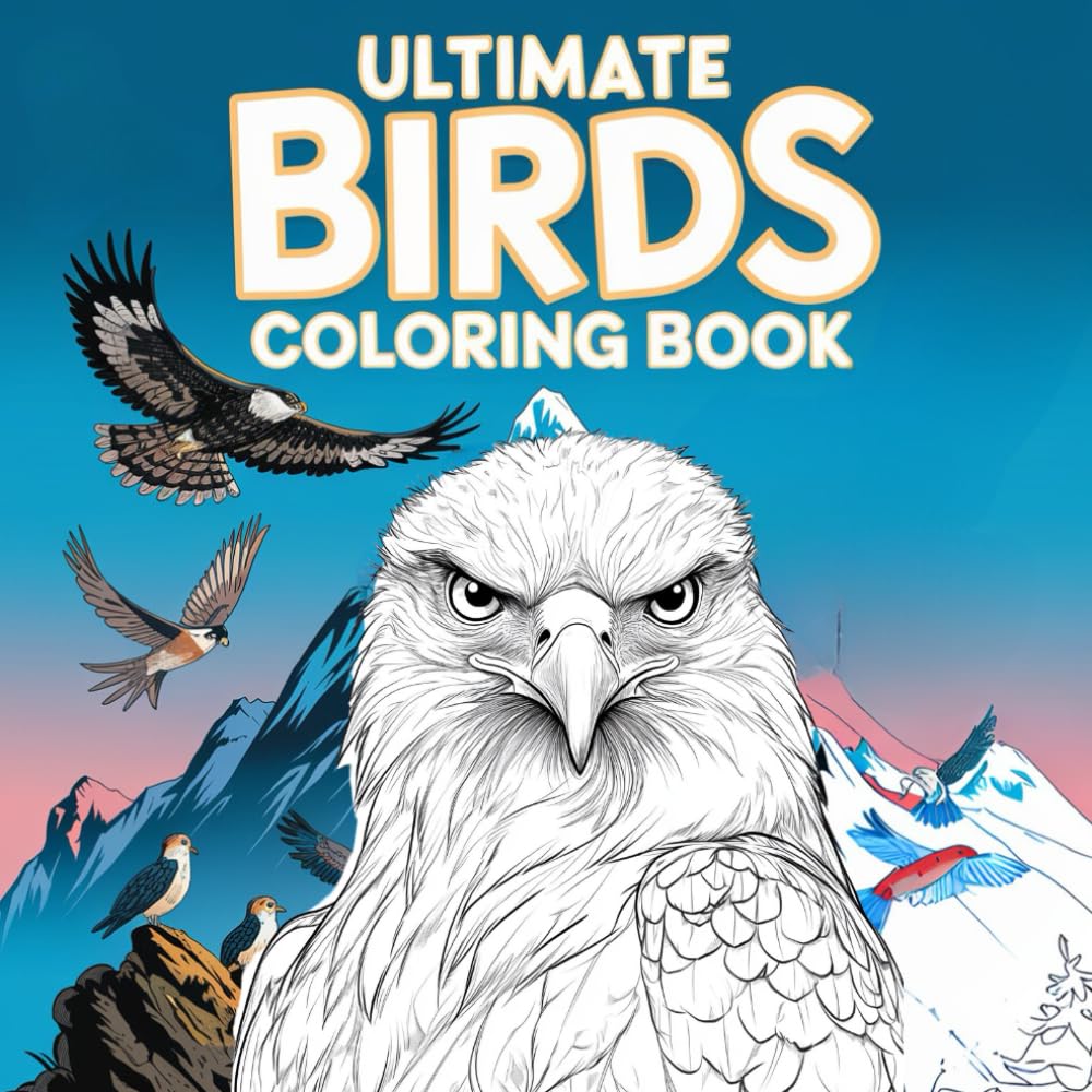 Amazon.com: Ultimate Birds Coloring Book: 9798300297220: Colors ...