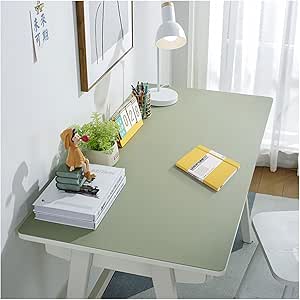 Amazon.com: Extra Large Leather Desk Pad for Keyboard and Mouse ...