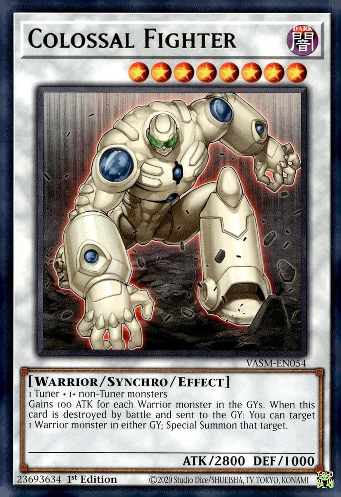Amazon.com: Colossal Fighter - VASM-EN054 - Rare - 1st Edition : Toys ...