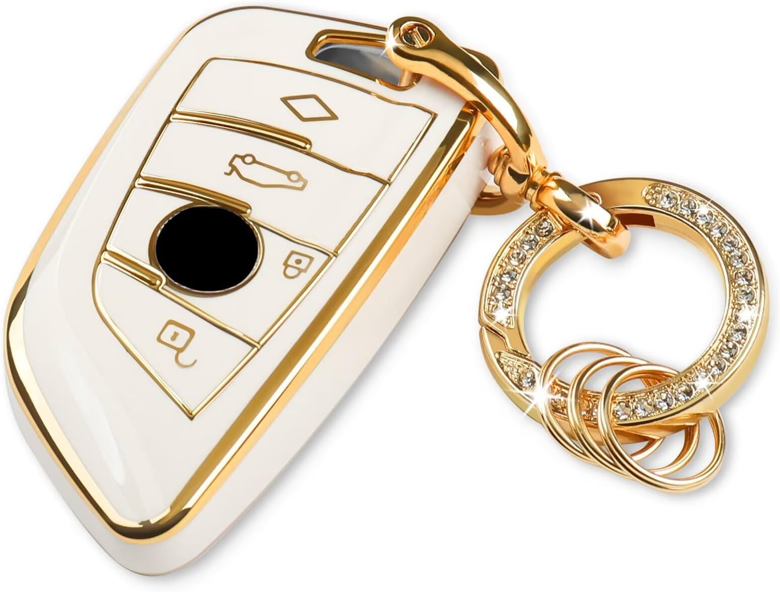 Amazon.com: Homaupt for BMW Key Fob Cover Compatible with BMW 2 5 6 7 ...