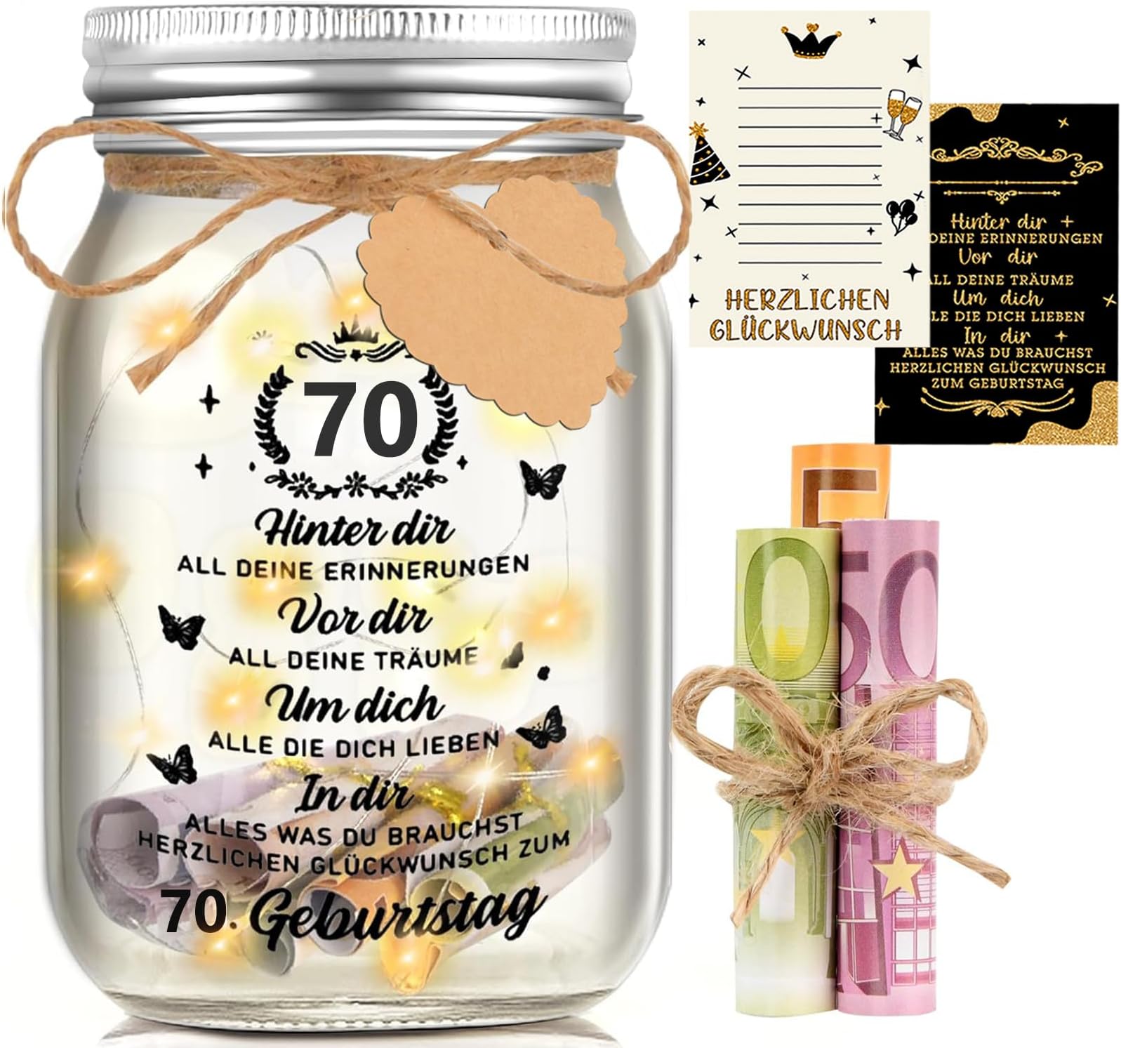Geschenk Frau Uber 70