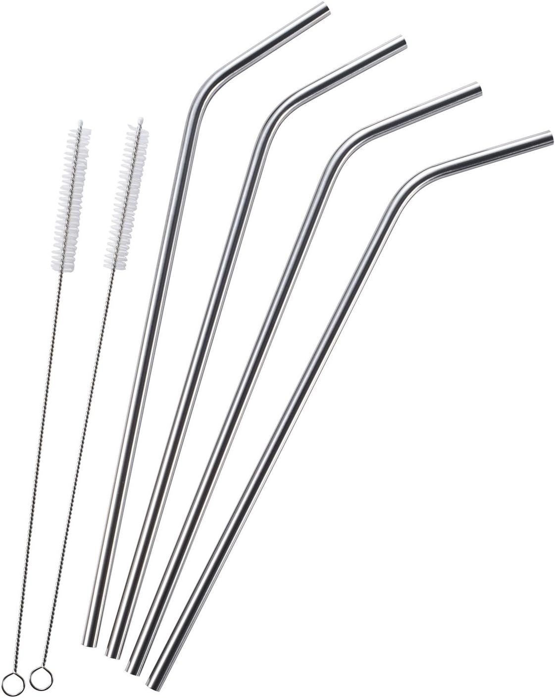 Amazon.com: 4 Extra Long Stainless Steel Straws for 30 OZ Tumbler + 2 ...