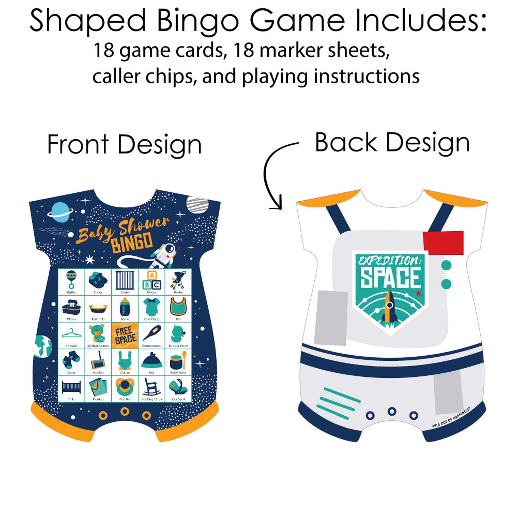 Virtual Card Games Big Dot Of Happiness Blast Off To Outer Space - Fill ...