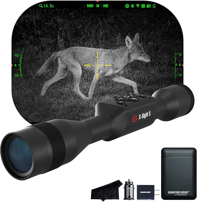 Amazon.com : ATN X-Sight 5 Ultra HD 4K+ Smart Day & Night Vision Scope ...