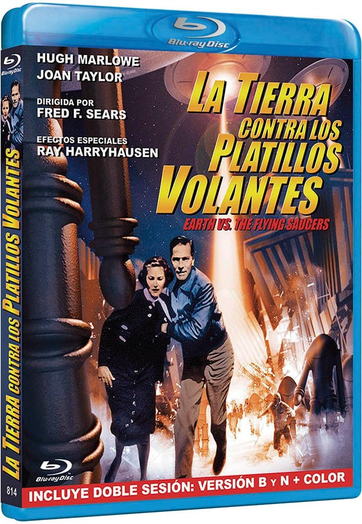 Earth vs. the Flying Saucers (Blu-Ray) : Hugh Marlowe, Joan Taylor ...