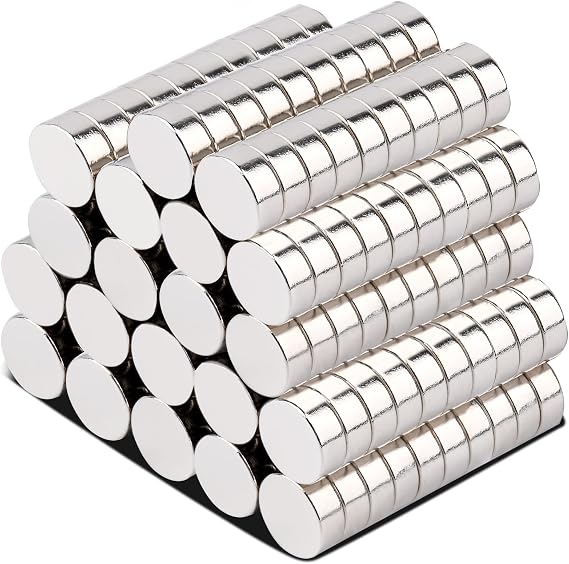 MIN CI 200 Pack Magnets Strong 8x3mm Fridge Magnets, Neodymium Magneten ...