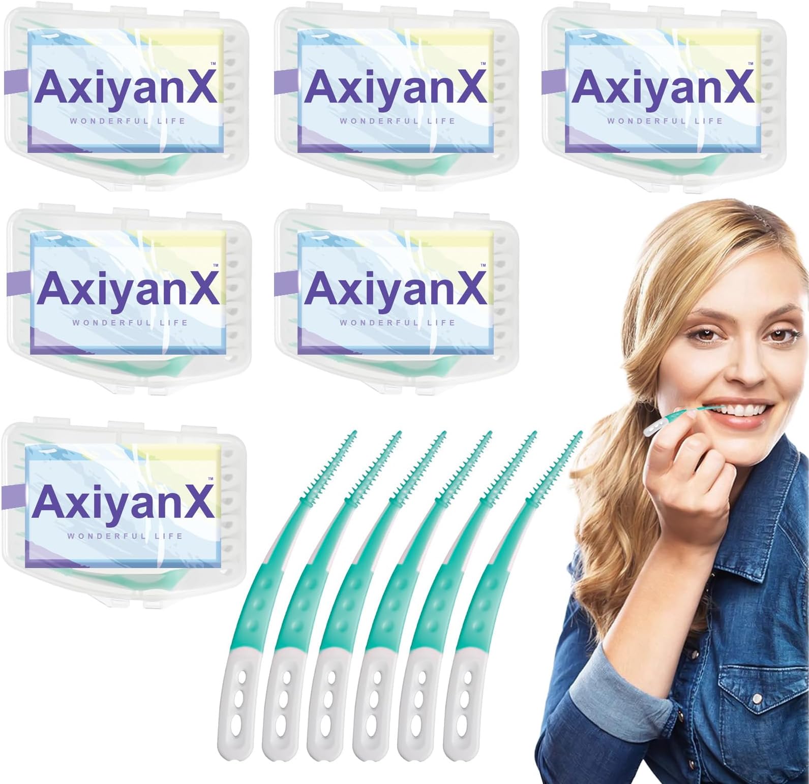 Amazon.com: Maoerdental 300 Pieces Dual-Use Interdental Brushes Soft ...