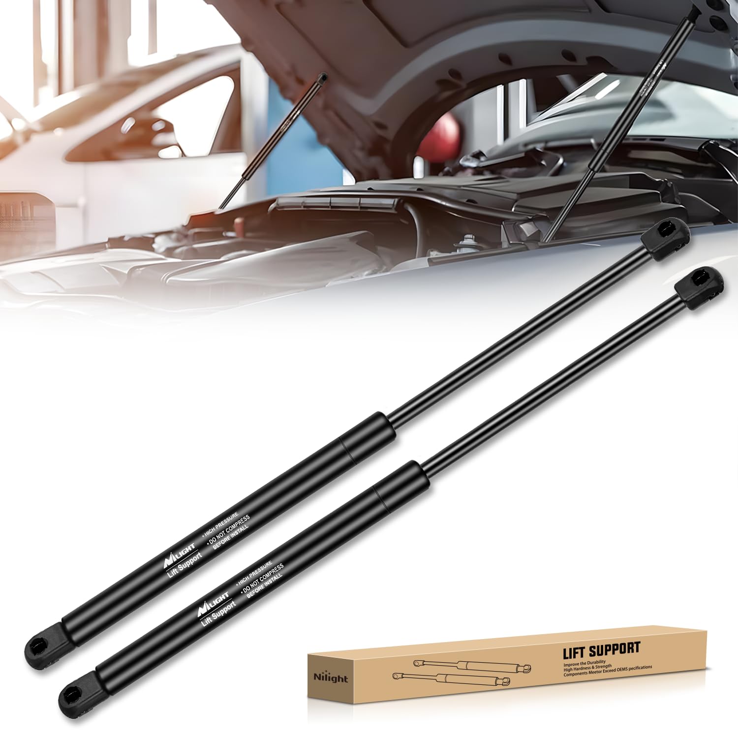 Amazon.com: Nilight Lift Support Struts Replacement for 2008-2013 Lexus ...