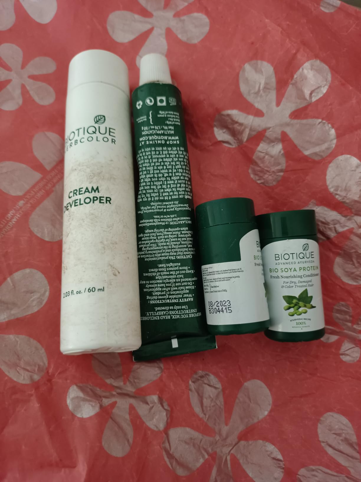 Biotique Herbcolor Conditioning Hair Colour l Ammonia Free Hair Color l ...