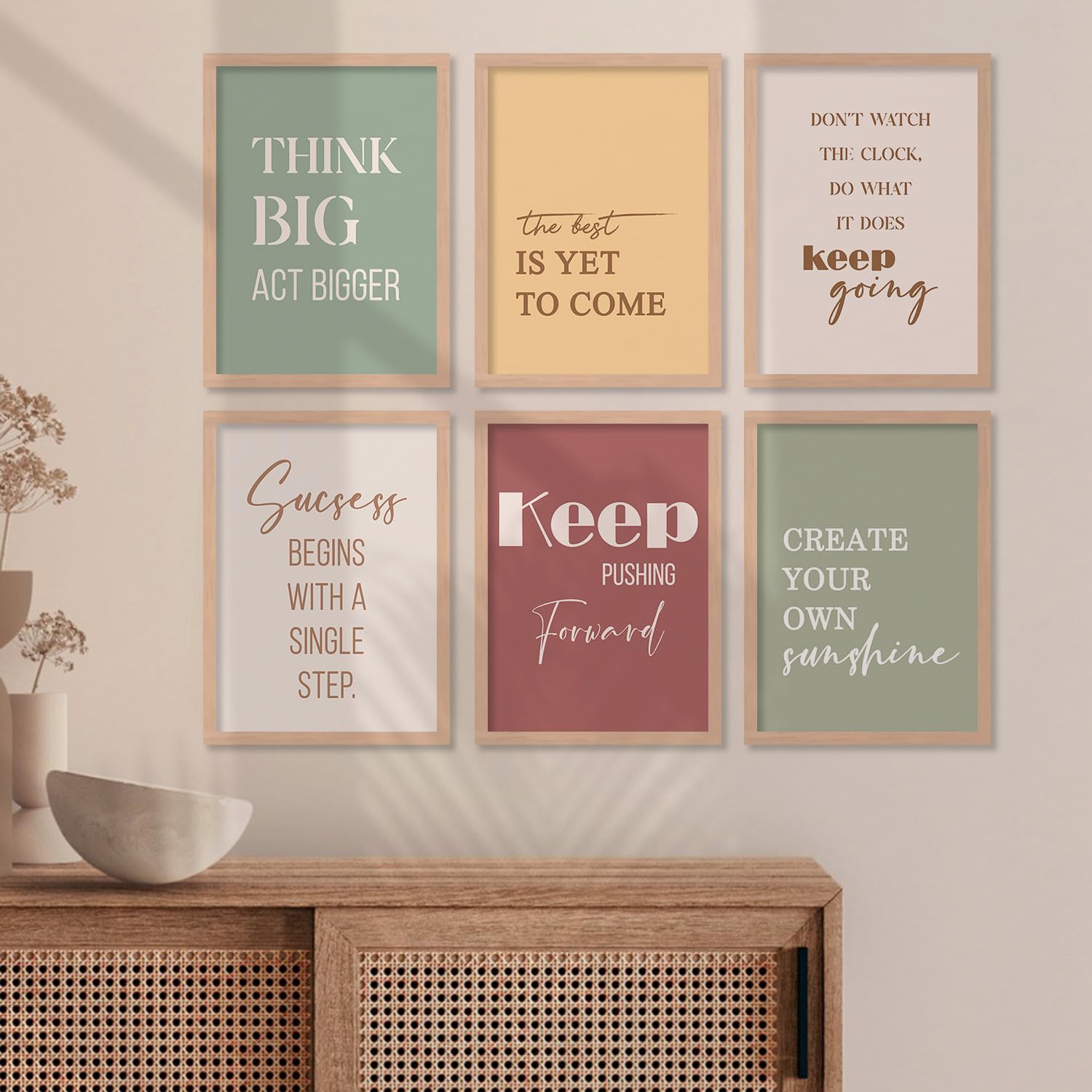 kotart - Quotes Frames for Wall Decor - Motivational Photo Frame for ...