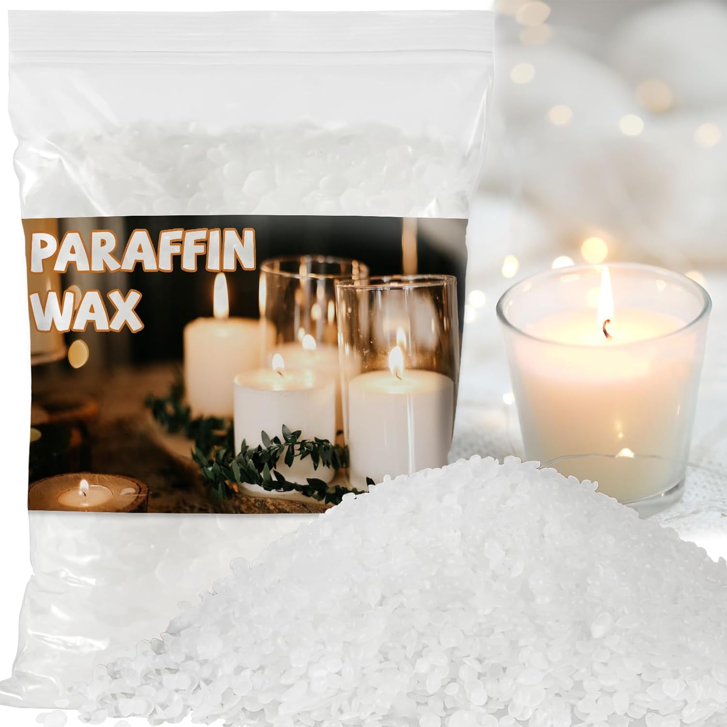 Amazon.com: CARGEN 885g Paraffin Wax Pellets - Paraffin Wax Candle ...