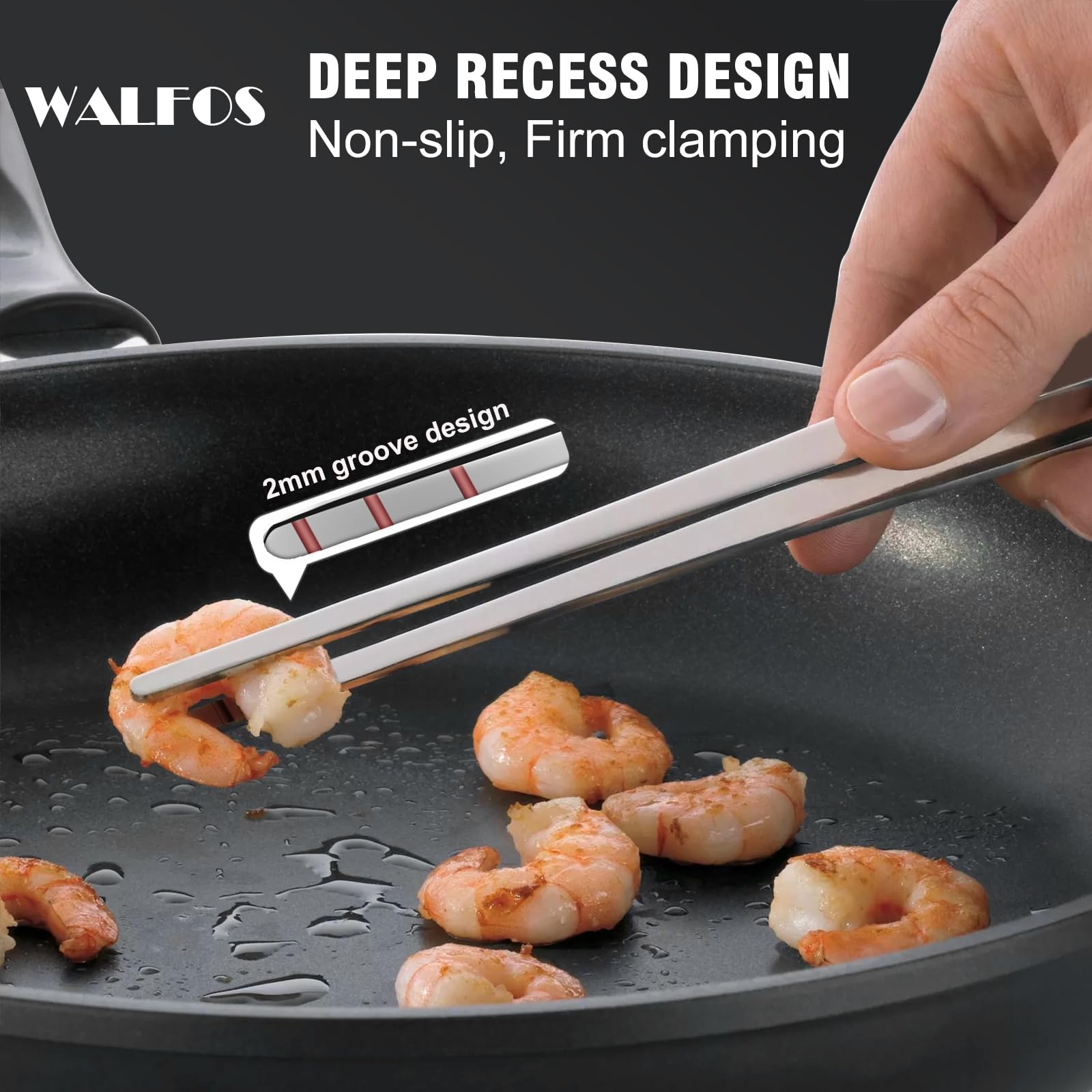 Snapklik.com : Cooking Tweezers, Stainless Steel Food Tweezers, Metal ...