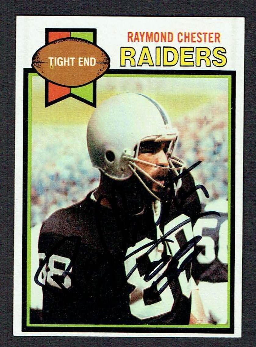 Raymond Chester #189 signed autograph auto 1979 Topps Football Trading ...
