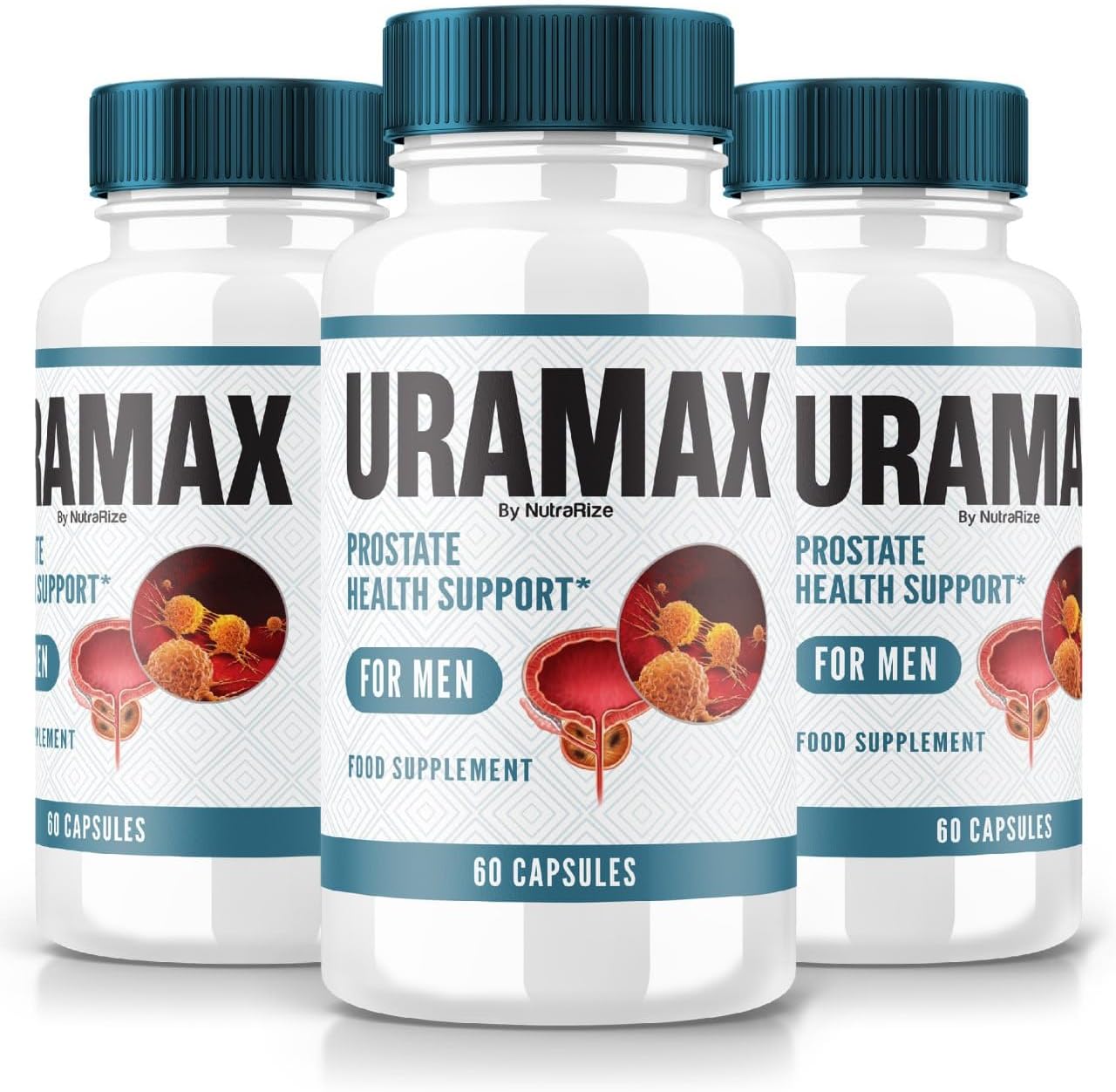Amazon.com: NutraRize (3 Pack) Uramax Capsules, Uramax Prostate Health ...
