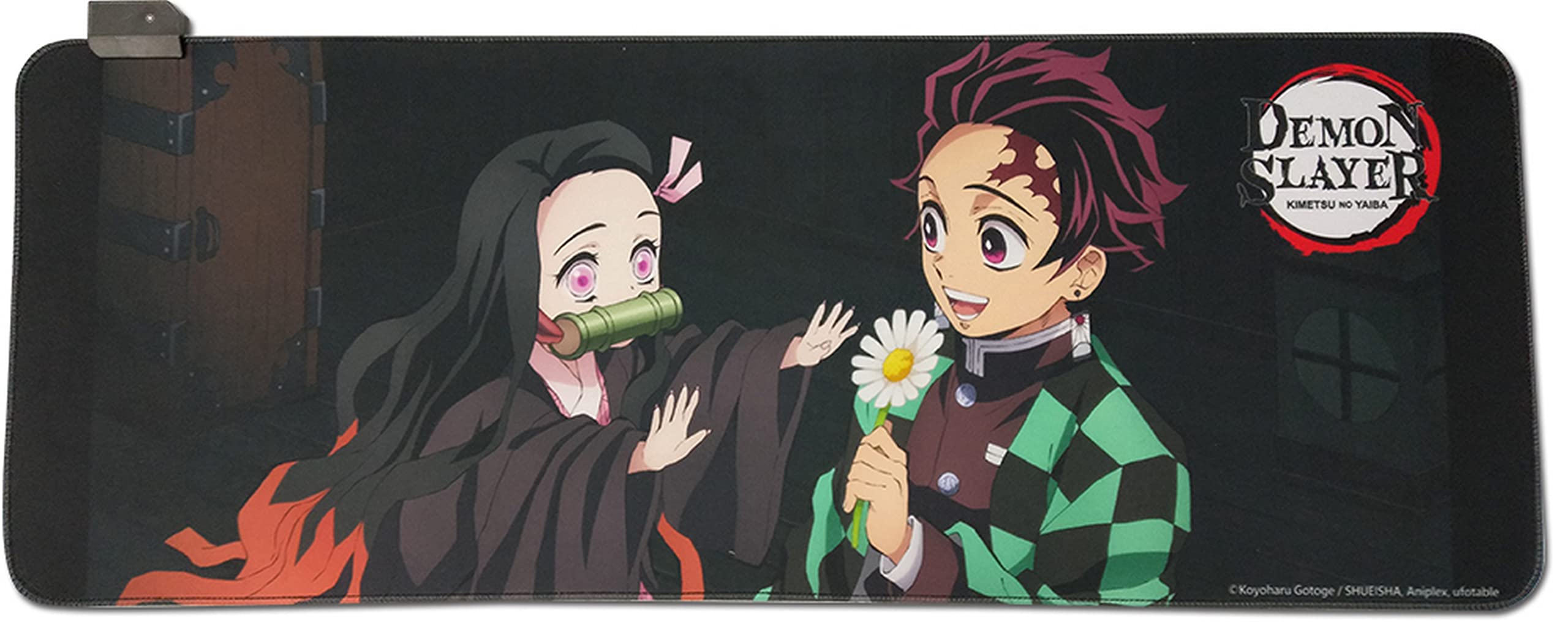 Amazon.com: Demon Slayer - Tanjiro Kamado and Nezuko Kamado RGB Mouse ...