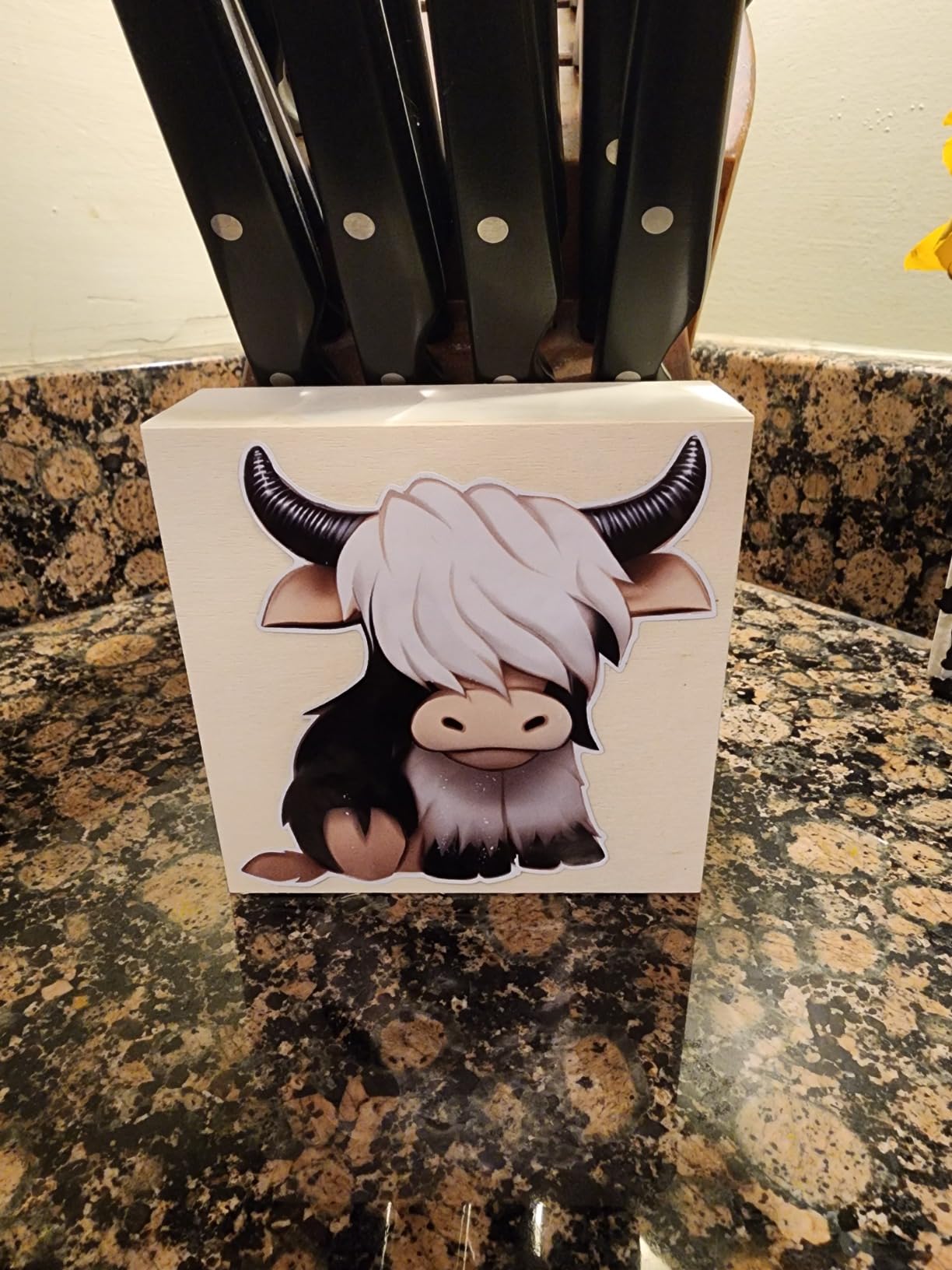 Amazon.com - JJTOBER Highland Cow Car Bumper Sticker for Trucks Van Car ...