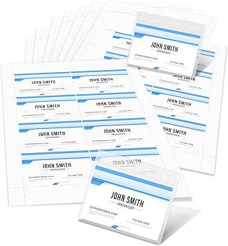 Amazon.com : 1600 Pieces Name Badge Inserts 2.25 * 3.5 Printable Name ...