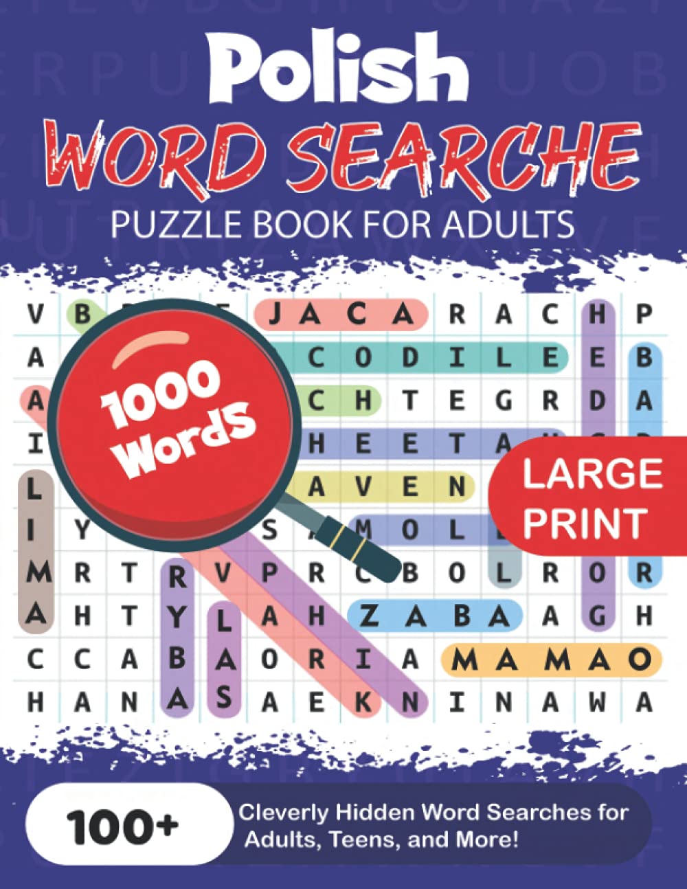 Polish Word Search Puzzle Book Fo Adults Large Print Adults ...