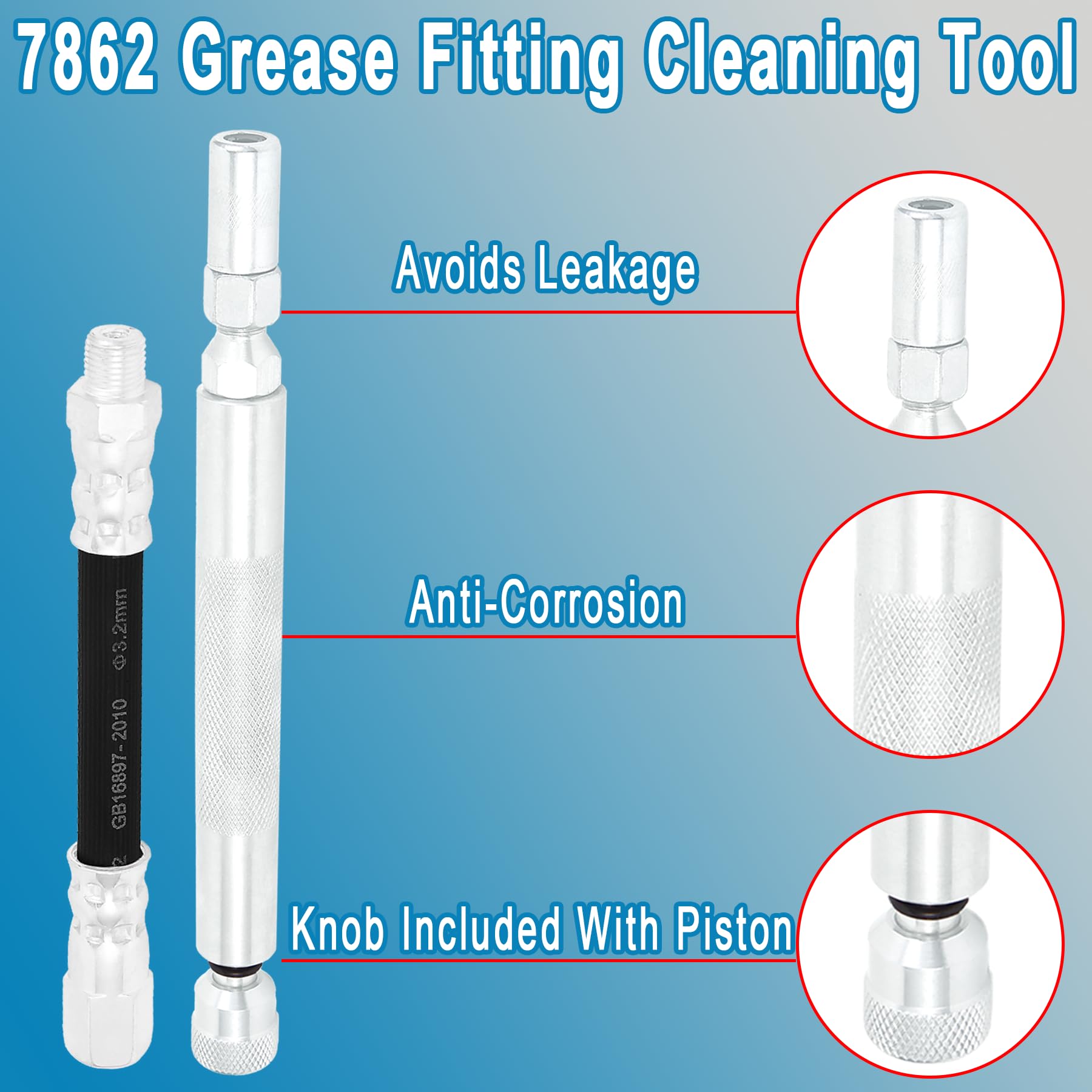 Snapklik.com : 7862 Grease Fitting Cleaning Tool Kit,Grease Zerk ...