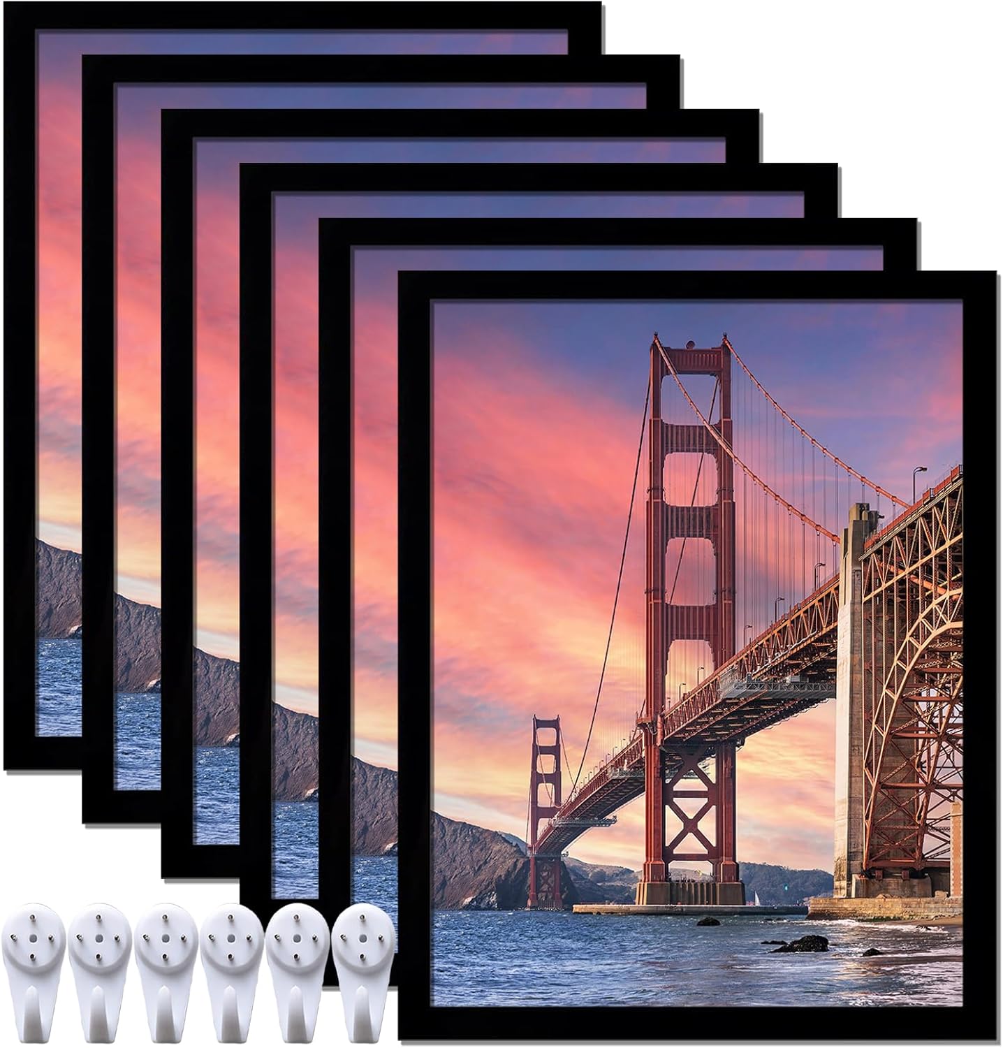 Amazon.com - ijuerybai 6 Sets 8.5x11 Picture Frame, Frames for 8.5 x 11 ...