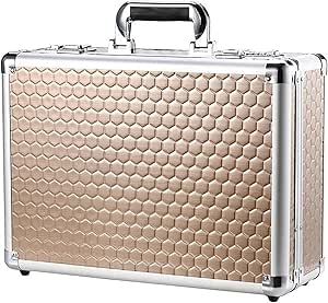 Amazon.com: Aluminum Alloy Business Briefcase,Safe Briefcase,With ...