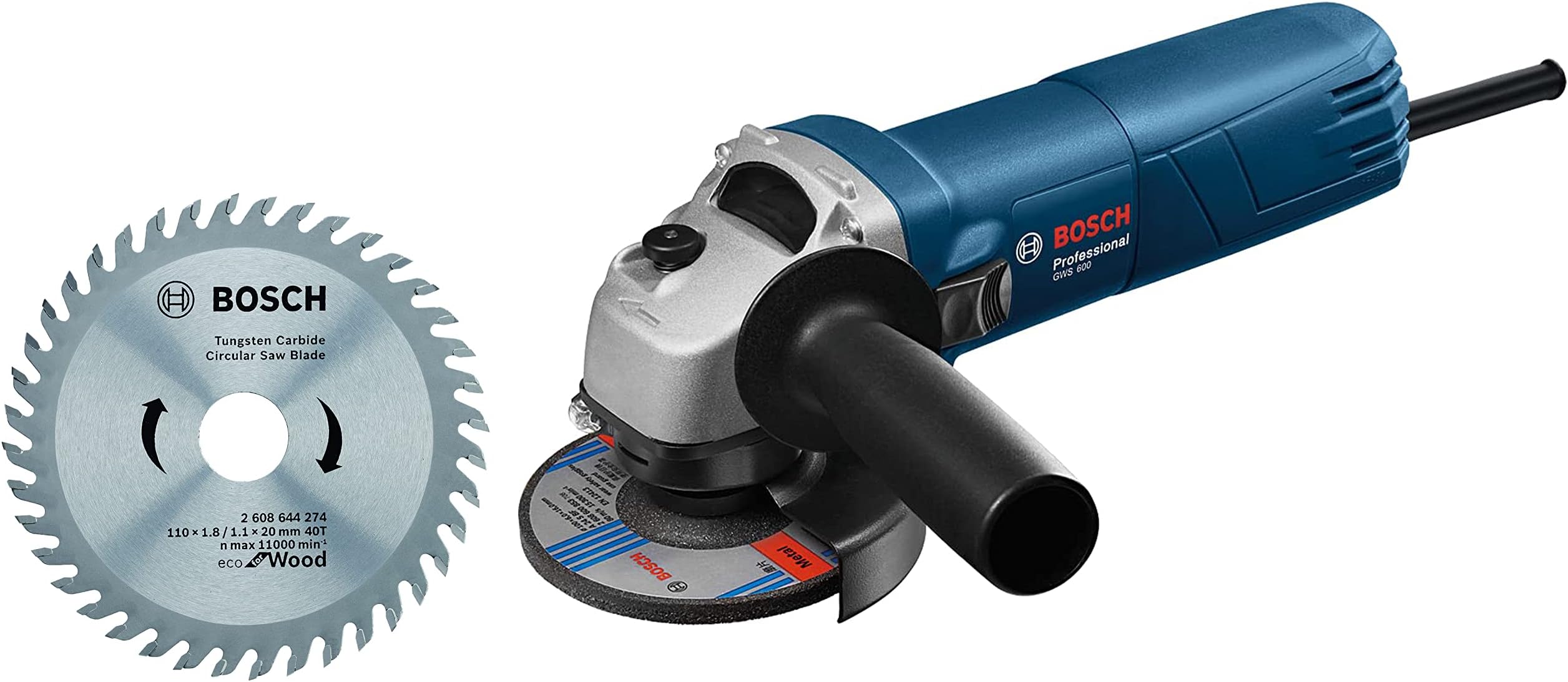 BOSCH GWS 600 professional Angle Grinder (with Brush Motor & Guard ...