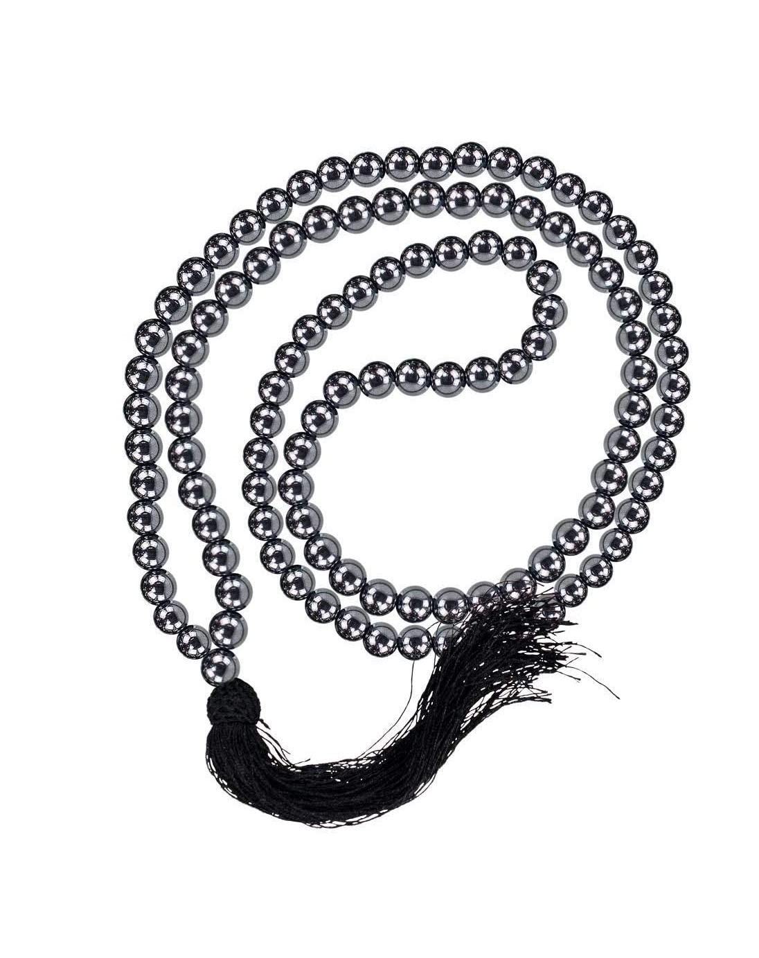 Takshila Gems® Magnet Mala 108+1 (6 mm) Beads Knotted Mala Lab ...
