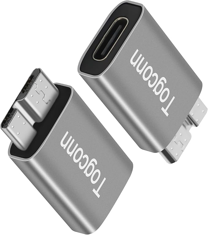 Amazon.com: Micro B to USB C 3.1 Adapter 2 Pack, USB Type-C (Female) to ...