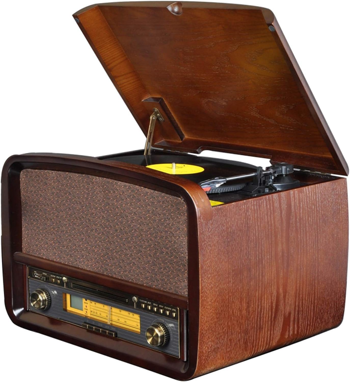 Amazon.com: Generic Record Player,Phonographs 3-Speed Belt Driven ...