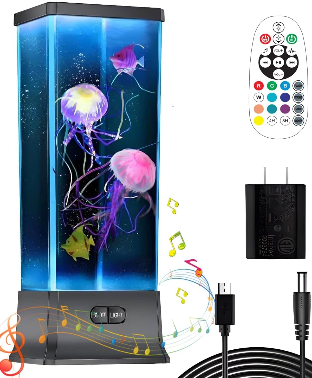 Wireless Express Lumina Large 14 Inch Jellyfish Mood Lamp with LED ...