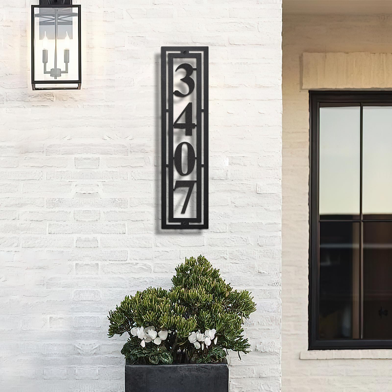Amazon.com: House Numbers for Outside Address Marker Custom Metal ...