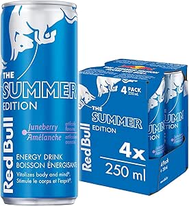 Red Bull Energy Drink, Juneberry, 250ml (4 pack) : Amazon.ca: Grocery ...