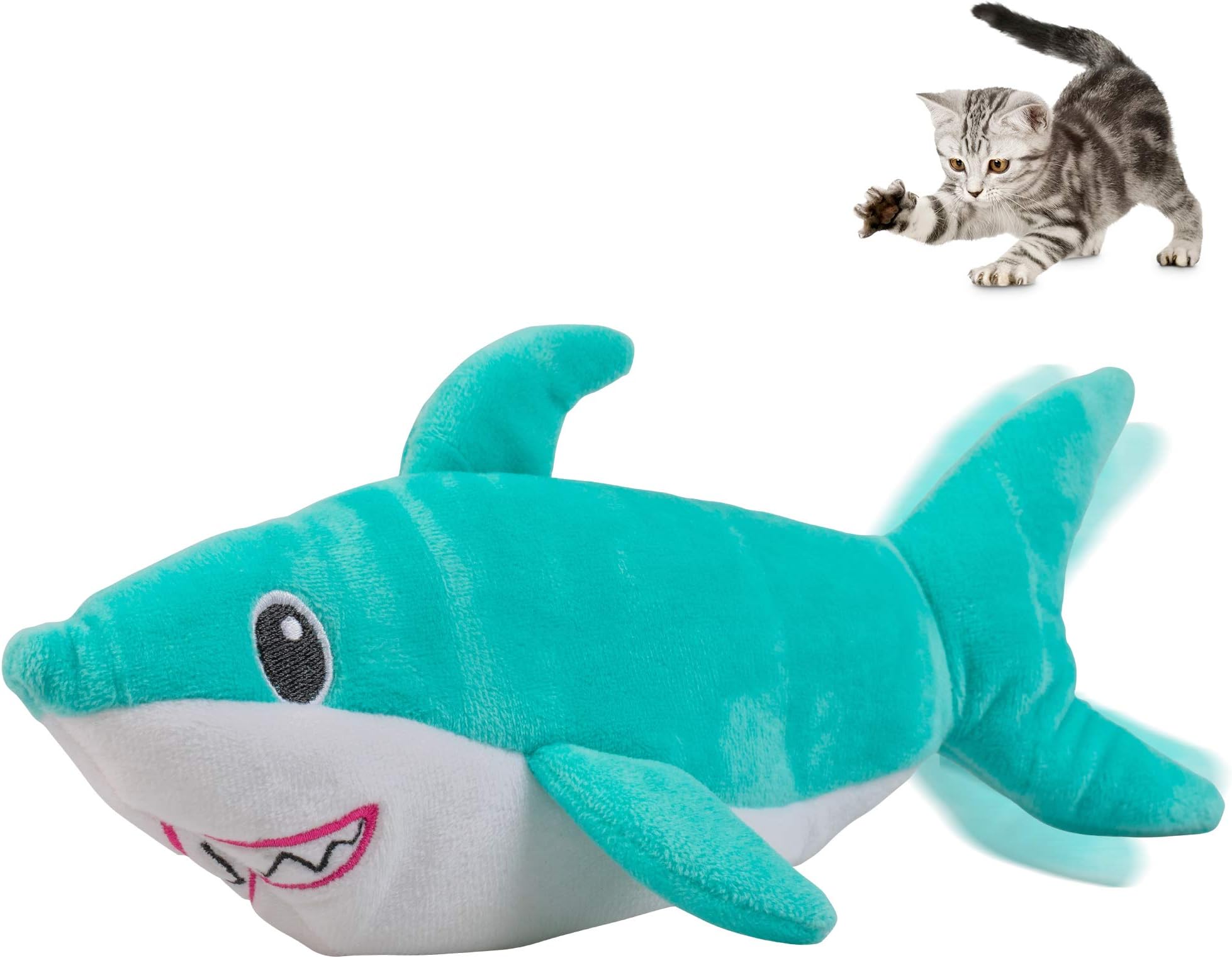 Amazon.com : Pet Craft Supply Wiggle Pickle and Shimmy Shark Flipper ...