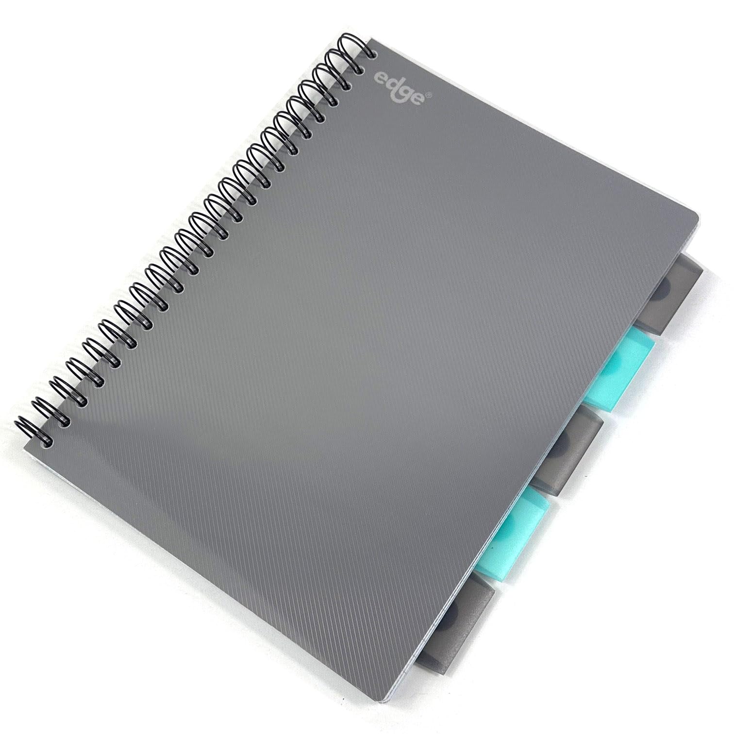 genXon A4 Project Notebook Twin Wire Soft Cover Grey Study Book Project ...
