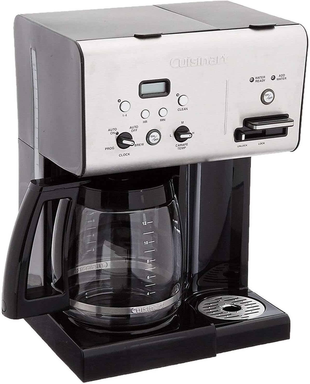 Amazon.com: Cuisinart Cafetera programable para 12 tazas de 1 pie ...