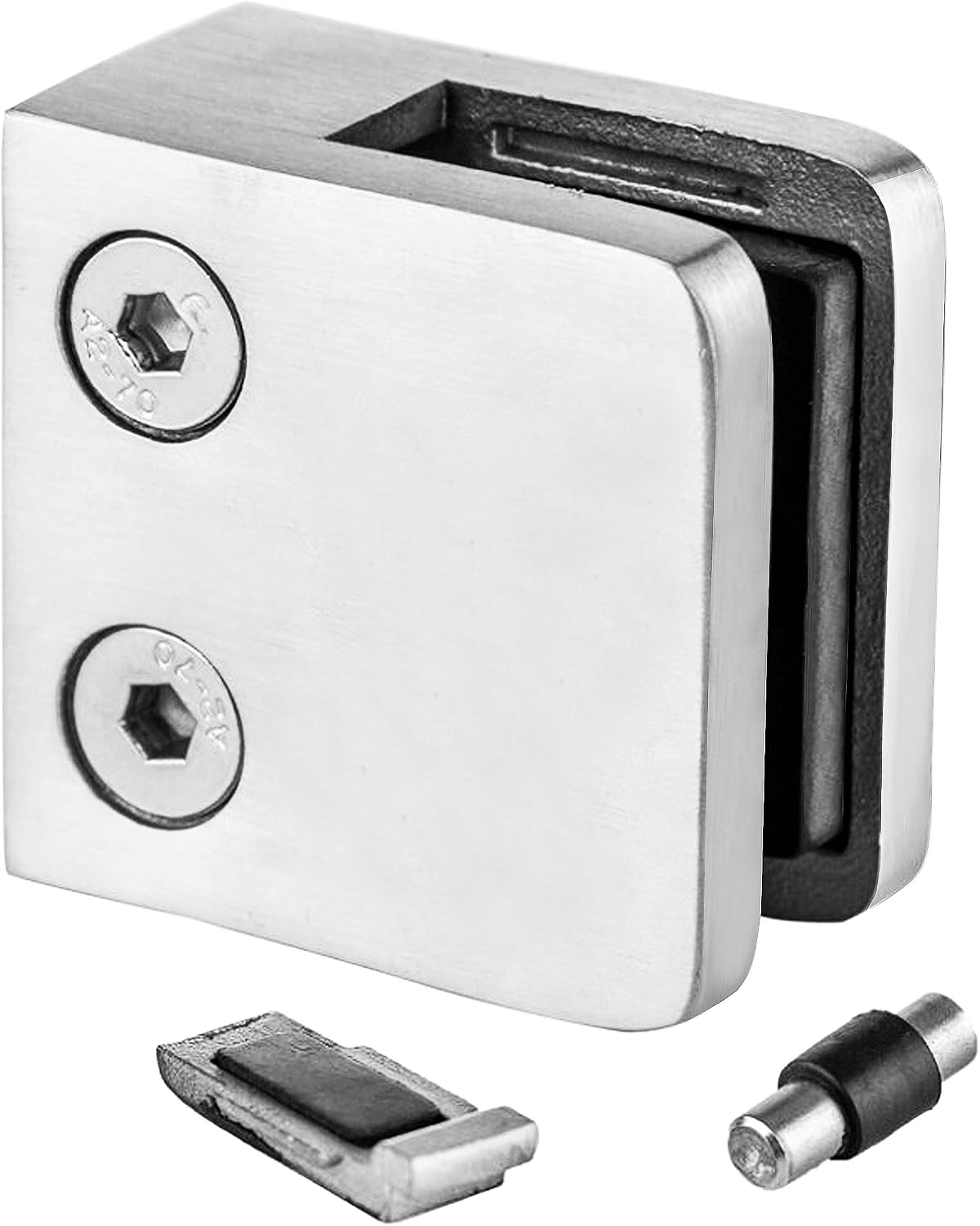 Cosch Edelstahl Glashalter Glasklemmhalter 45 x 45 mm eckig - Modell ...
