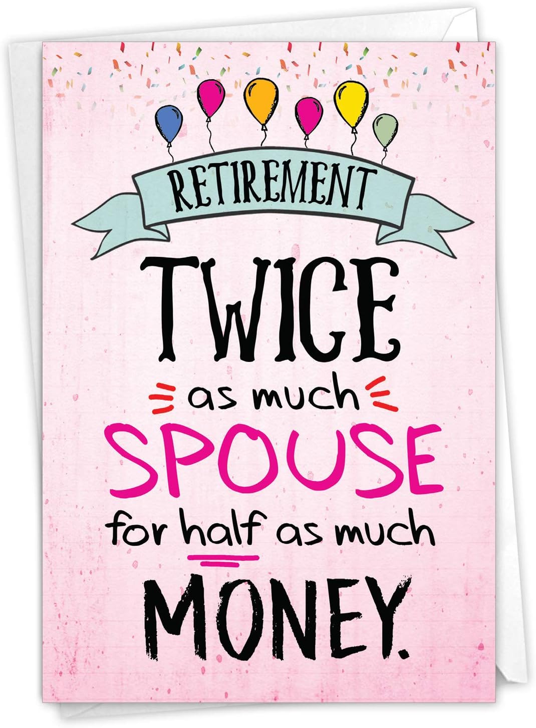 Amazon.com : NobleWorks - Funny Retirement Card with Envelope, Colorful ...