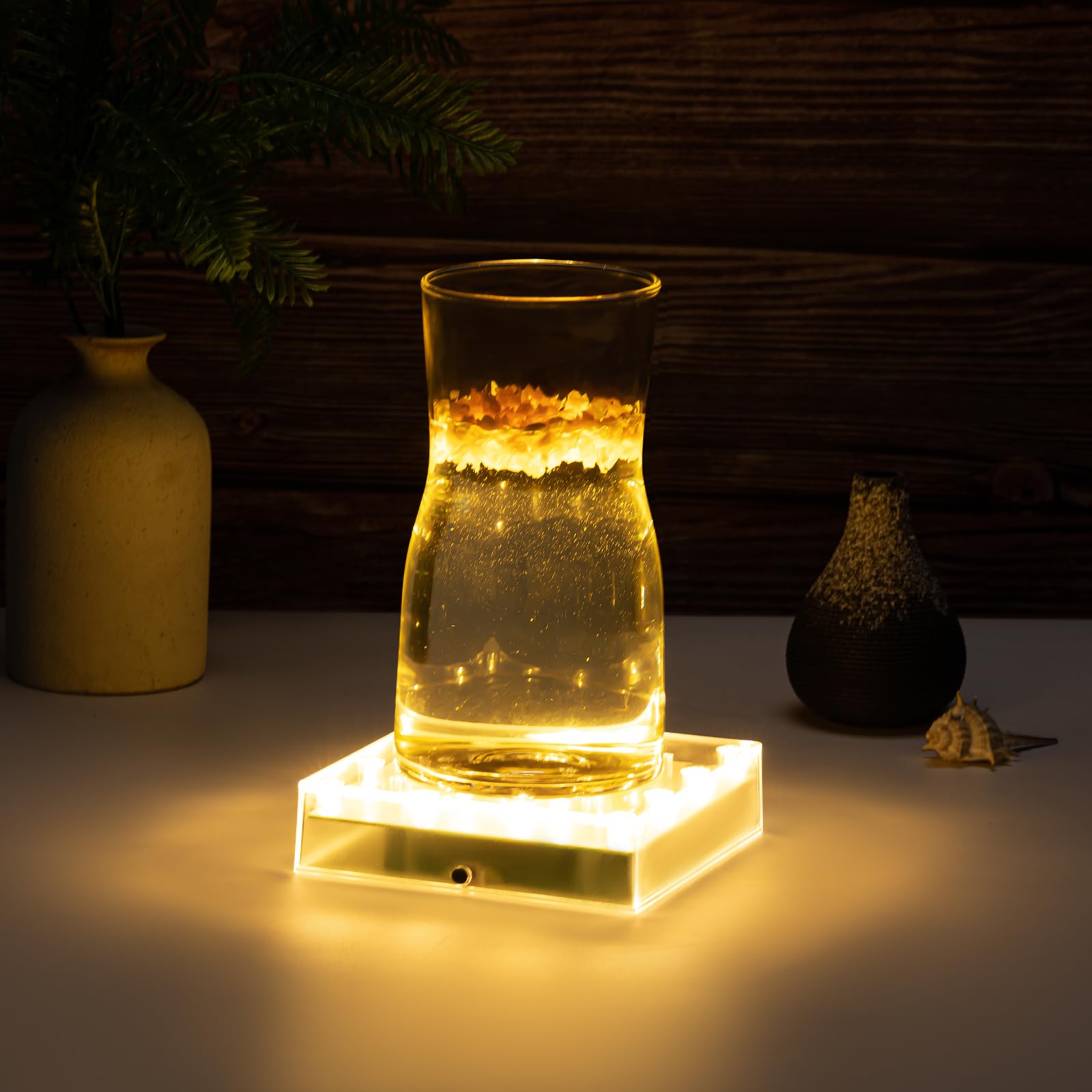 Amazon.com: Simplelight 5 inch Square LED Light Base with 16 Super ...