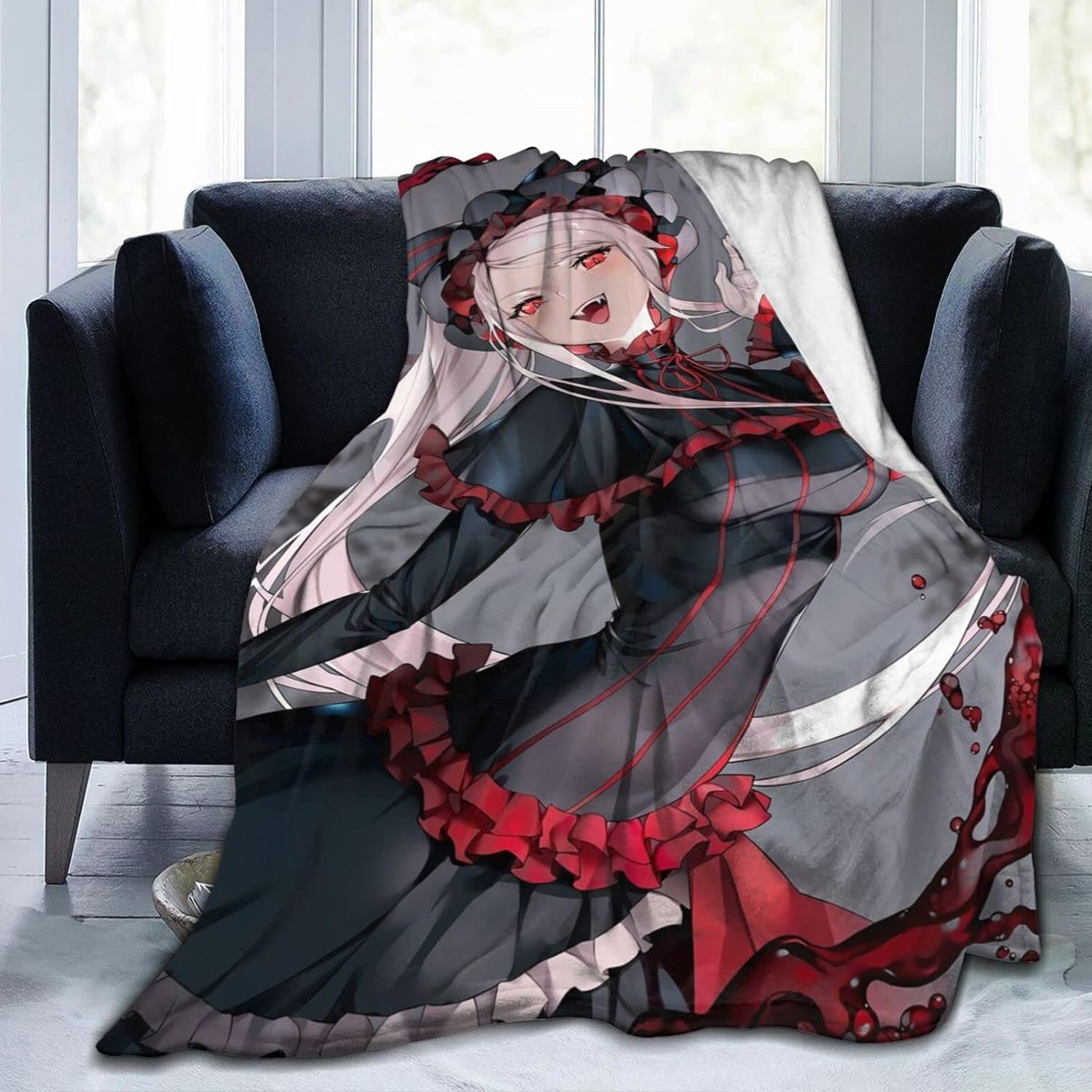 Amazon.com: Uxodewor Anime Overlord Blanket Ultra Soft Flannel Throw ...