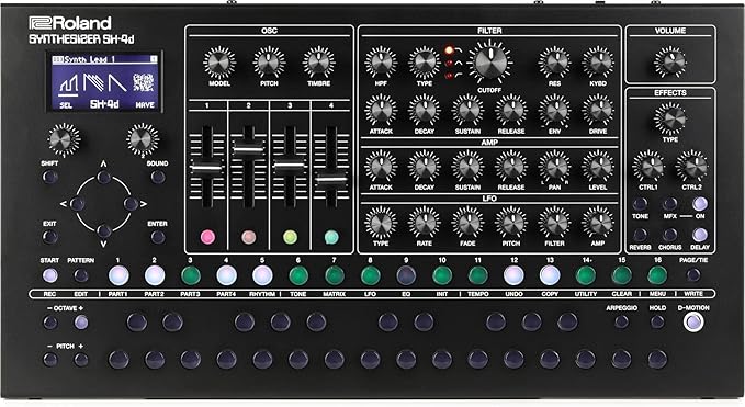 Amazon.com: Roland SH-4d Compact Desktop Synthesizer | 11 OSC Models | Professional Sound Design ...