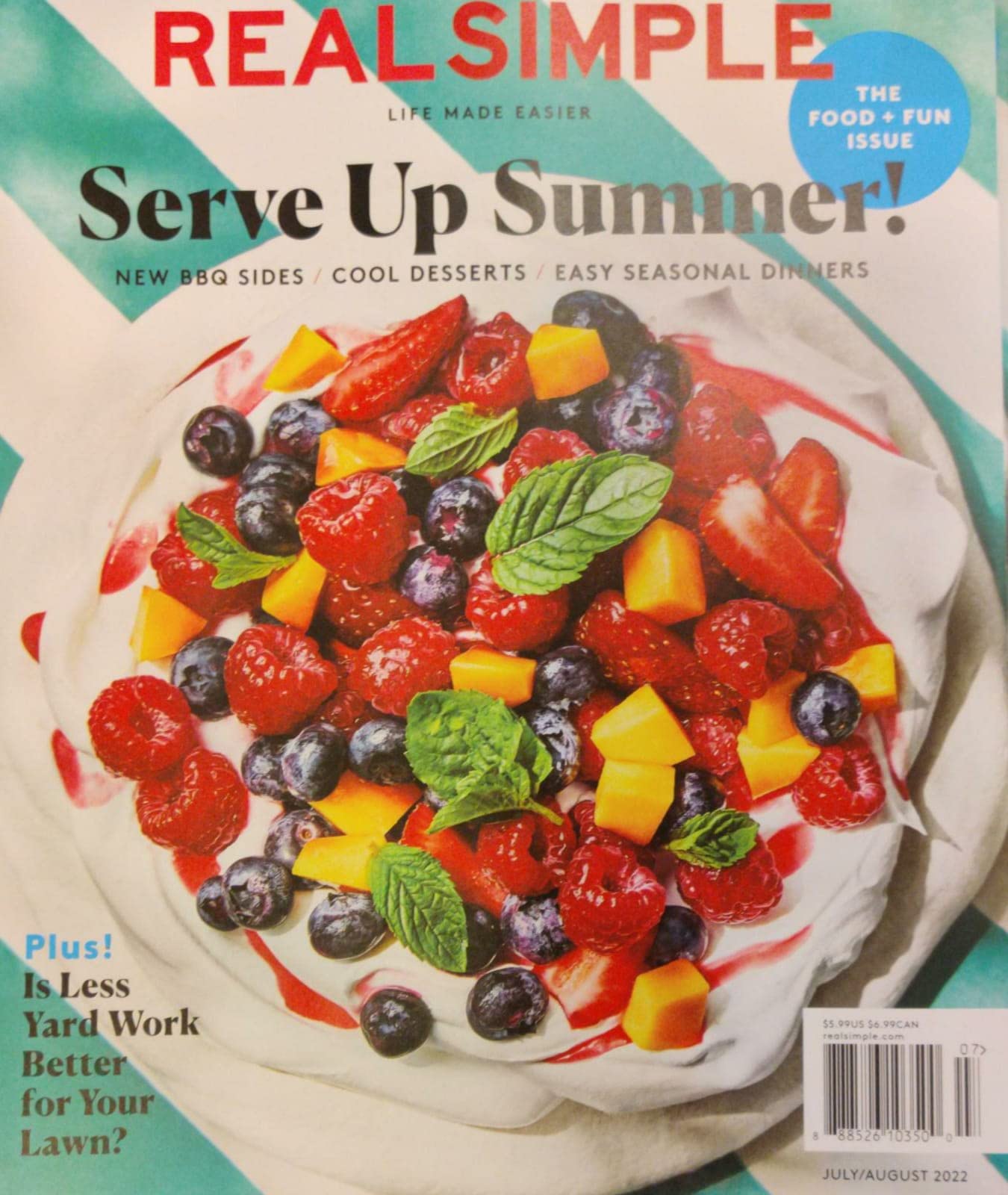 Real Simple Magazine July/August 2022 Serve Up Summer!: Amazon.com: Books