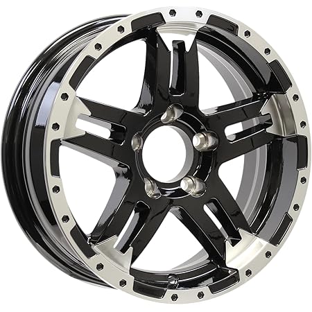 Amazon.com: Two Aluminum Trailer Wheels 12X4 12 Inch Rim Silver ...