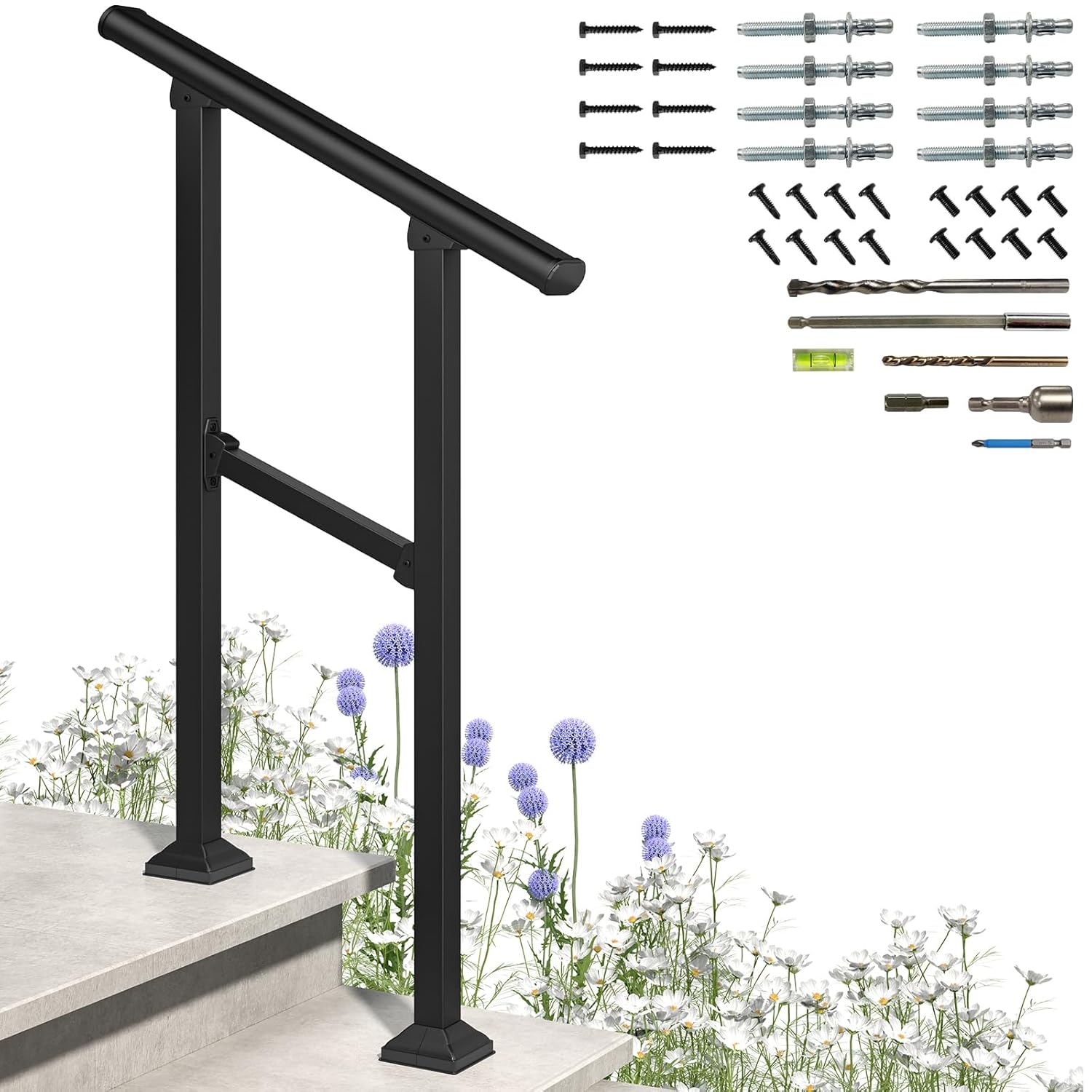 Hand Rails for Outdoor Steps, 2 Step Handrail, Australia | Ubuy