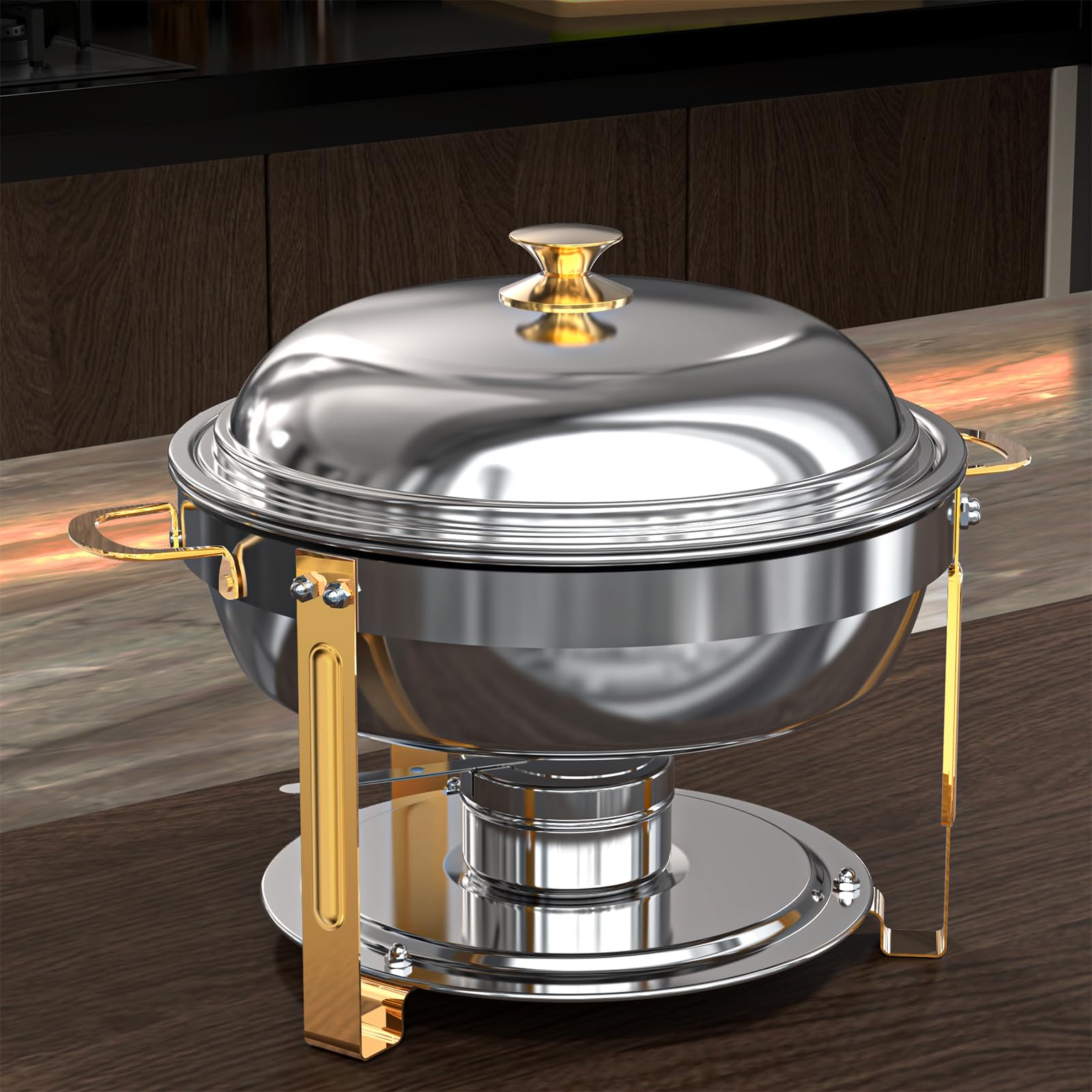 Amazon.com: Amhier 5 Qt Chafing Dishes for Buffet with Stainless Steel ...