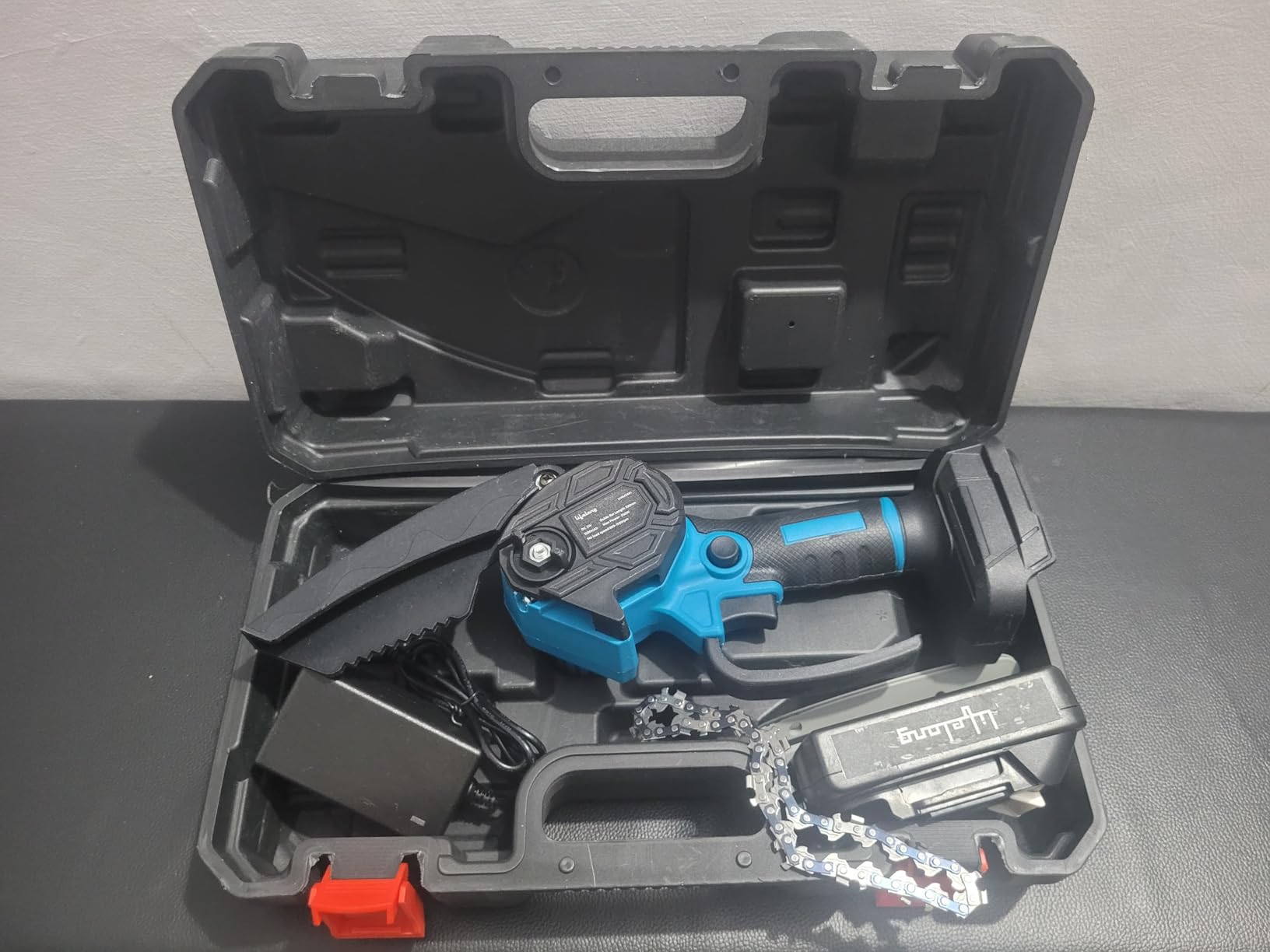 Lifelong Cordless Mini Chainsaw 4 inch for wood cutting| 21V Battery ...