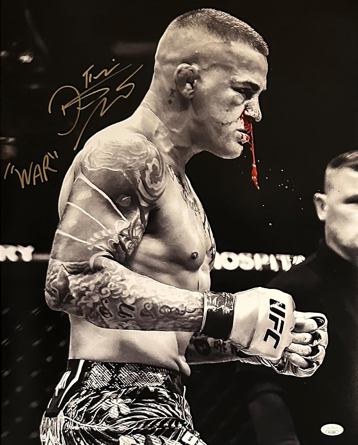 Dustin Poirier autographed inscribed 16x20 photo JSA COA at Amazon's ...